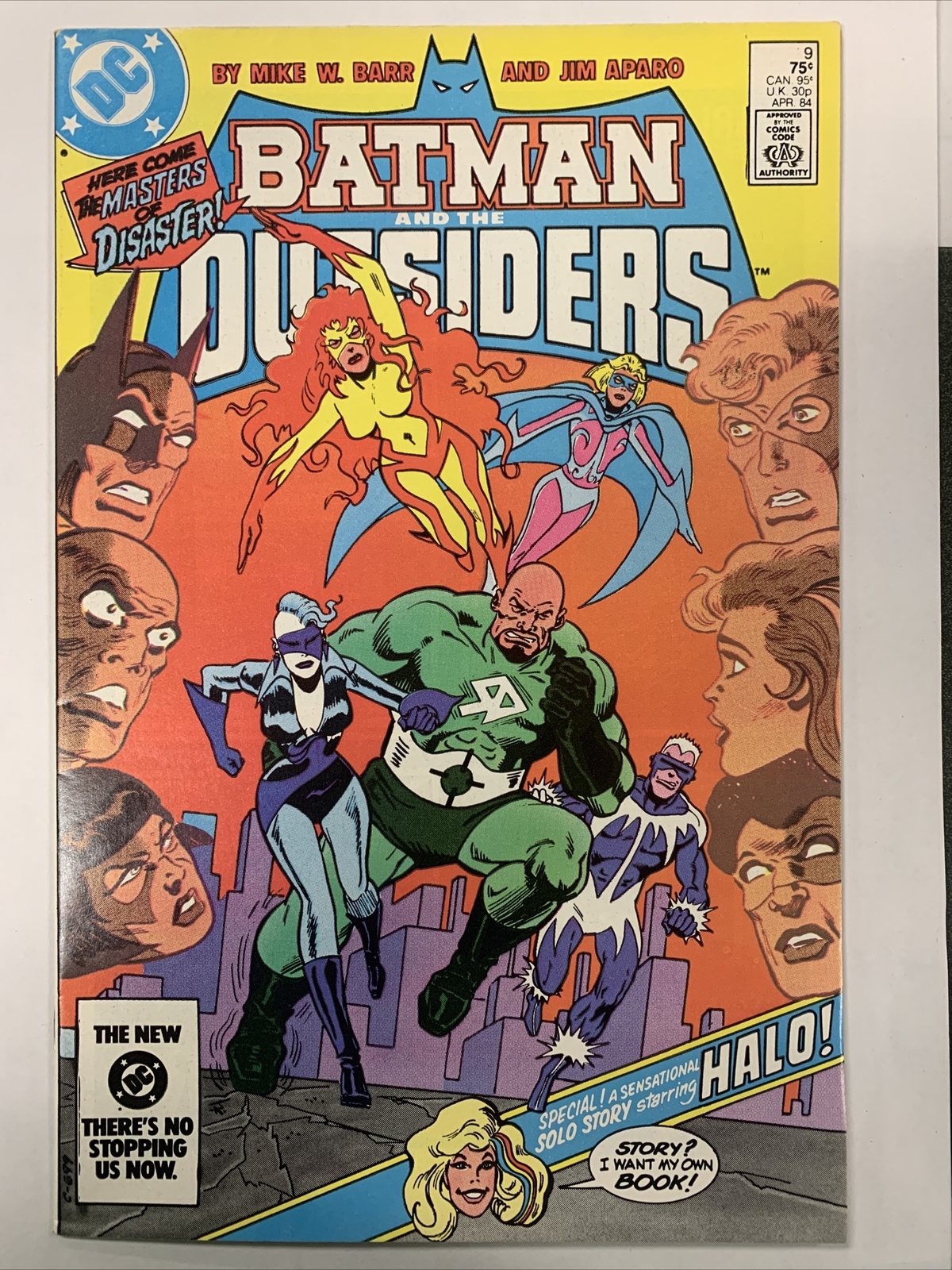 Batman & the Outsiders #9 (DC, 1984) 1st Masters Of Disaster Jim Aparo ...