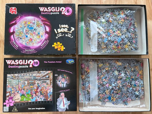 2 x WASGIJ 1000 pc jigsaw puzzles - DESTINY WASGIJ #6 & #19 | eBay ...