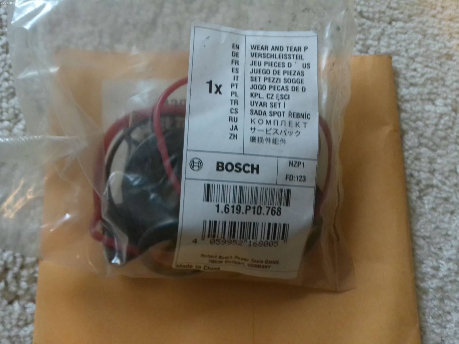 Bosch Service Kit 1619P10768 for sale online | eBay
