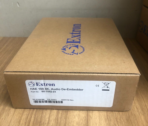 Extron 60-1542-01 HAE 100 4K HDMI Audio De-Embedder | eBay