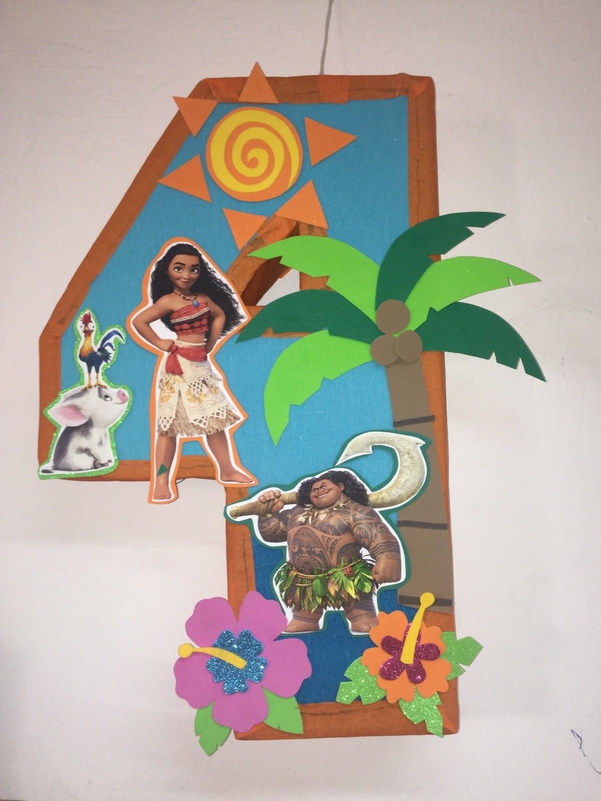 moana pinata, number 4 pinata moana, party theme moana | eBay