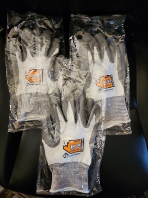 3 PAIRS Superior Glove TenActiv Ansi A4 Cut Grip S18TAFGPU NEW SEALED ...