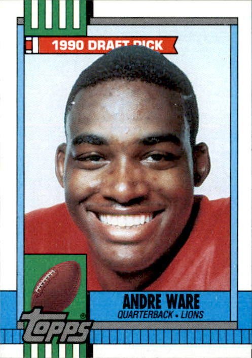 Andre Ware 1990 Topps Draft Pick Card #349 | eBay
