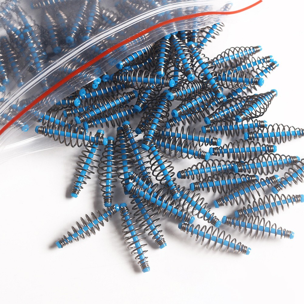 10pcs Durable Spring Bait Feeder for Carp Fishing Stainless Steel Cage ...