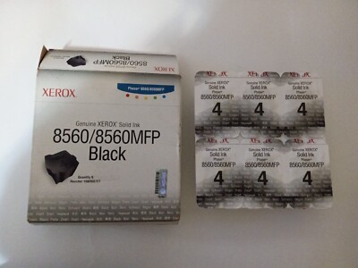 Xerox 108R00727 Black Solid Ink for Phaser 8560/8560MFP - 6 Sticks | eBay