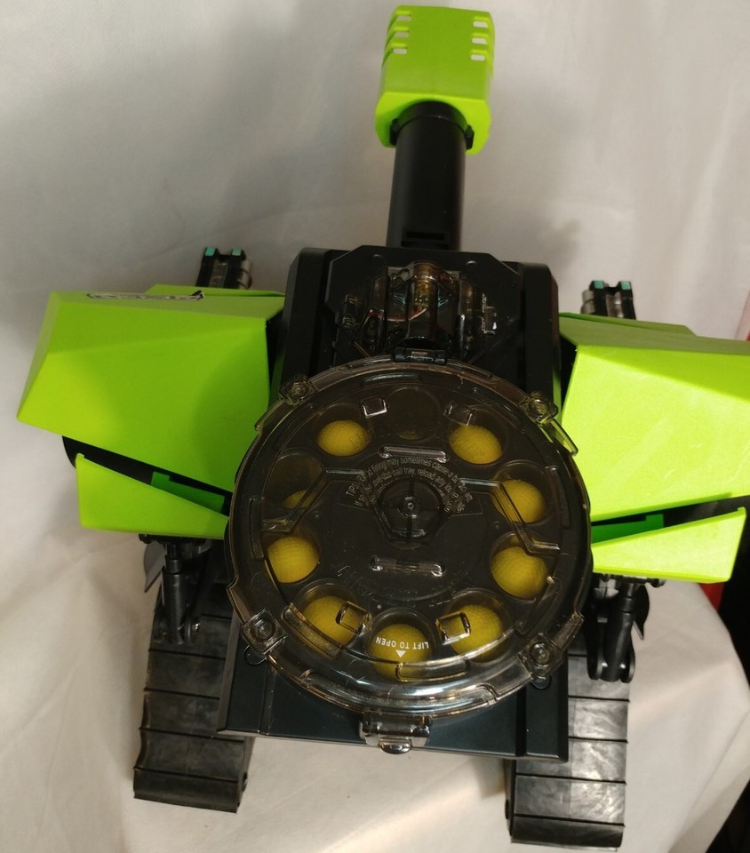 RC Mech Robo Cannon Remote Control High Velocity Robot Green (No remote ...