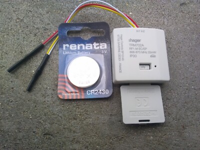 HAGER TRM702A - Micro module 2 entrées à Pile TEBIS KNX RADIO Hager | eBay