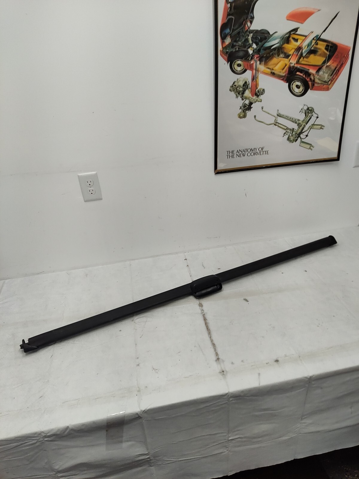 C4 Corvette Rear Window Shade Trunk Cargo Privacy Curtain Assembly 84 ...