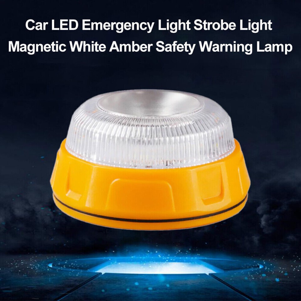 NEU LED Rundumleuchte Warnleuchte Blinklicht Magnet Auto LKW KFZ akku ...