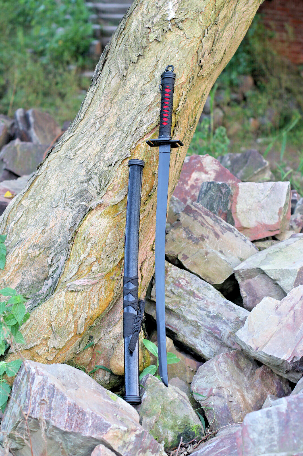 1095 Carbon Steel Bleach Kurosaki chigo Sword Japanese Samurai Katana ...