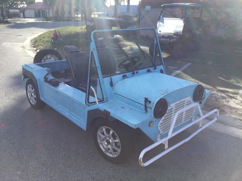 2018 BLUE ACG MOKE Golf Cart car 4 Passenger Seat 48v PROJECT | eBay