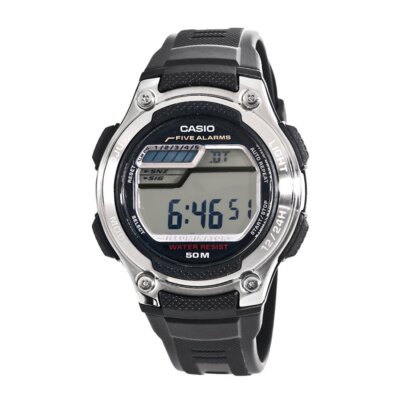 Casio Unisex Quartz Illuminator Five Alarm 40mm Digital Watch W212H-1AV ...