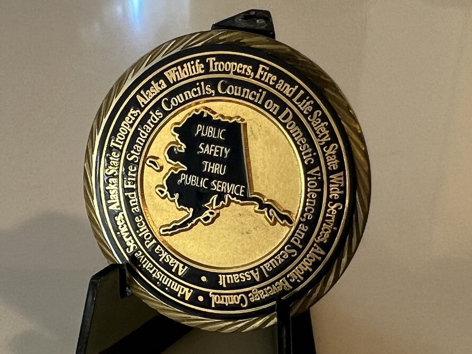 Alaska State Patrol Anniversary Challenge Coin | eBay