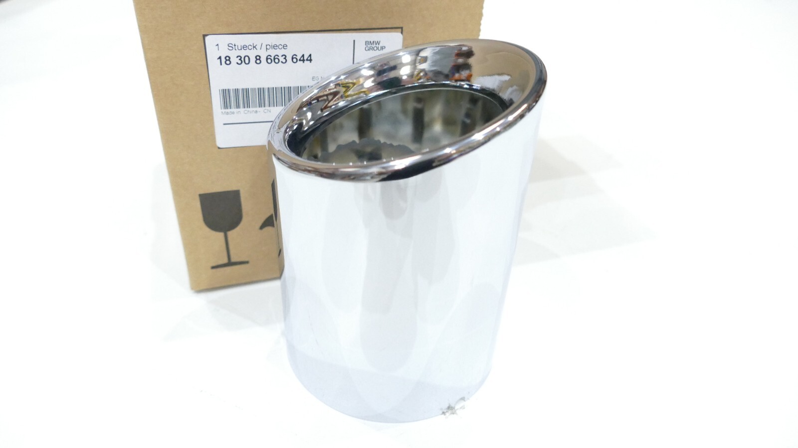 Genuine BMW Z4 G29 Z4 20i 30i Roadster Tailpipe Trim Chrome 18308663644 ...