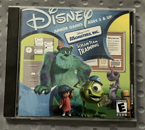 Disney Pixar’s Monsters Inc: Scream Team Training PC CD-ROM 2001 ...
