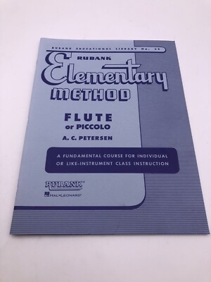 Rubank Elementary Method Book Flute or Piccolo | eBay