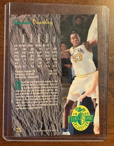 1993-94 Classic Games 4 Sport Spencer Dunkley #25 | eBay