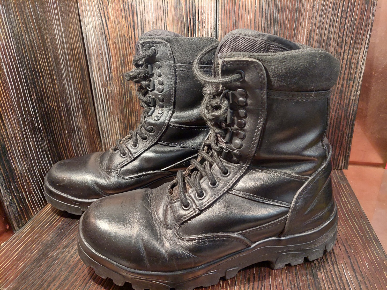 Grafters Combat Top Gun Mens Leather Security Army Military BOOTS Size ...