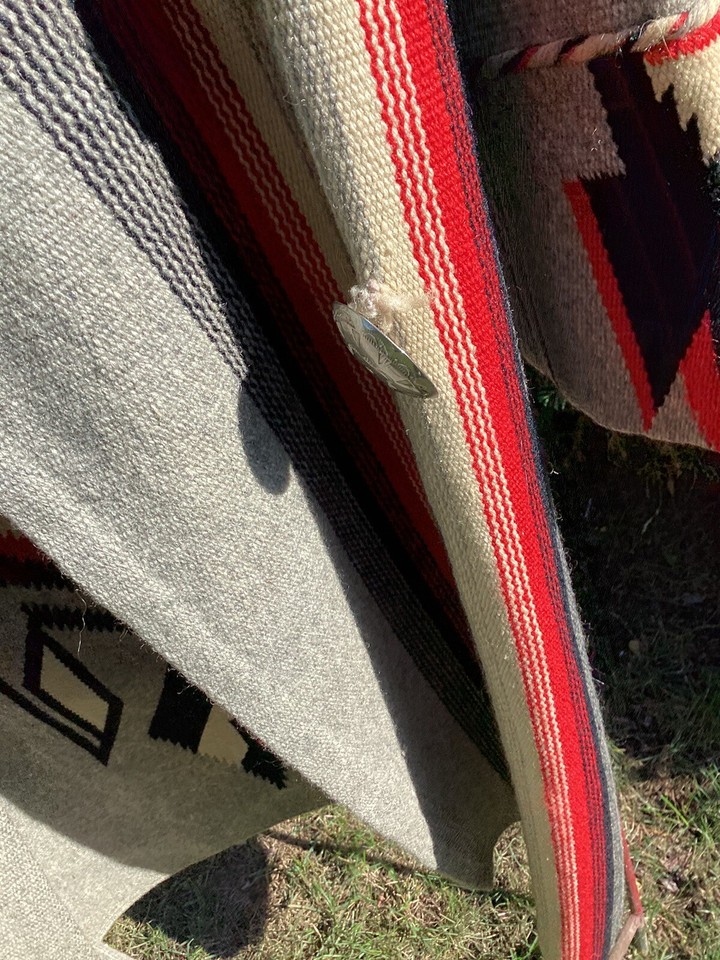 Chimayo Blanket Coat 1930s Native American Granscraft Duster XXL ...