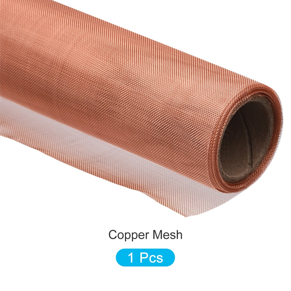Copper Mesh 118“x19.69" Rustproof Copper Mesh Roll Pure Copper Wire ...