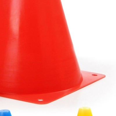 (18cm Red)Football Training Marker Cones Running Sport Training Traffic ...