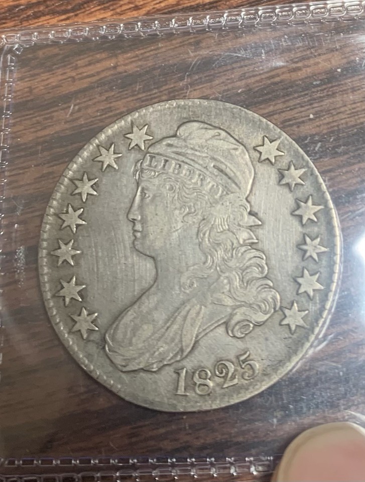 1825 Capped Bust Half Dollar VF Ungraded Nice Original See Pics | eBay