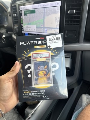 NEW GameStop Power Pack Series 2 PSA Slab & 2 Booster Packs! Ships asap ...