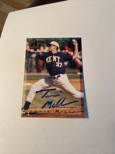 Travis Miller autographed baseball card 1994 Classic 4 Sport Rookie ...