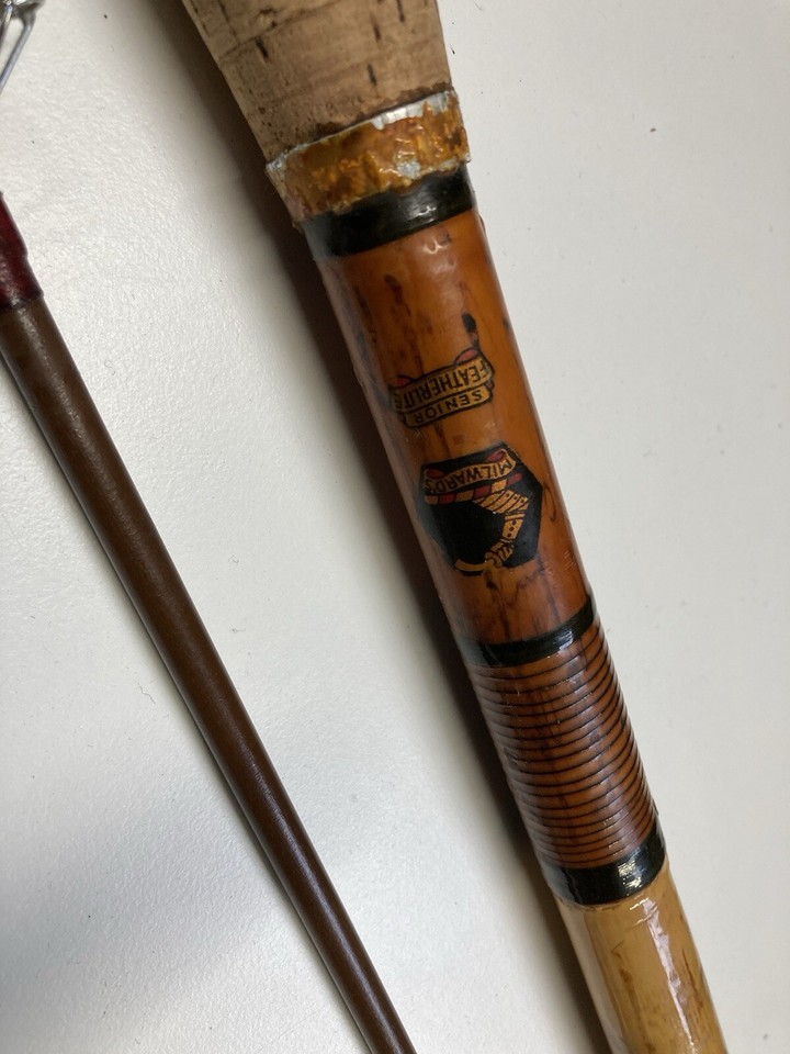 Rare Vintage Milwards senior Featherlite fishing rod Spanish Reed | eBay UK