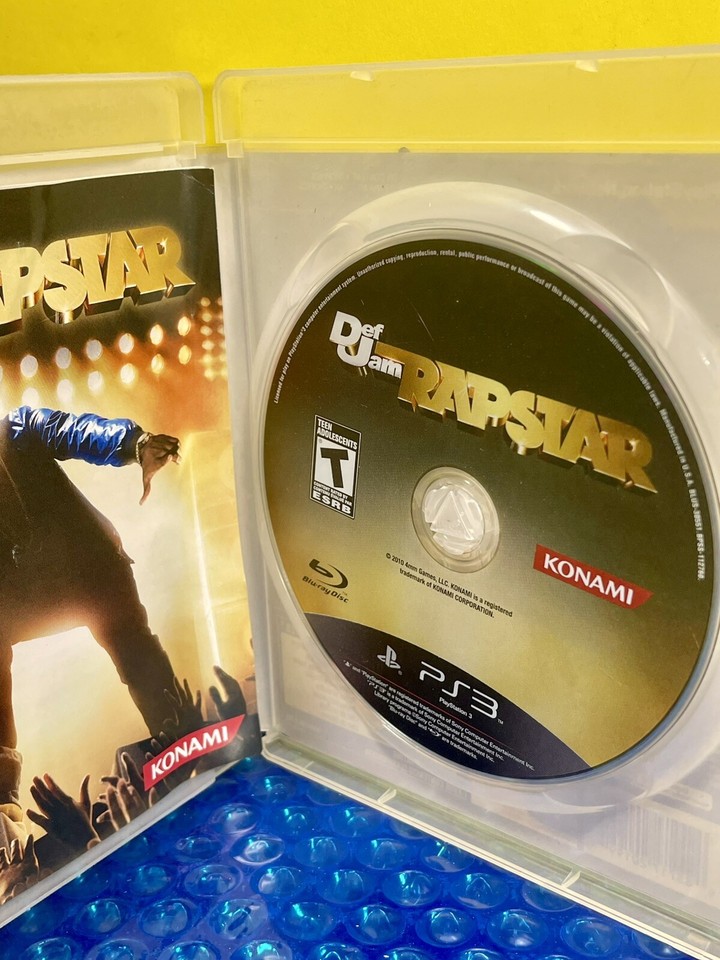 Sony PlayStation 3 Def Jam Rap Star Video Game Complete | eBay