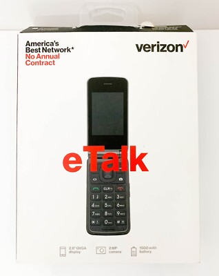 Verizon Prepaid Takumi eTalk with 4GB Memory Prepaid Flip Phone - GRAY ...