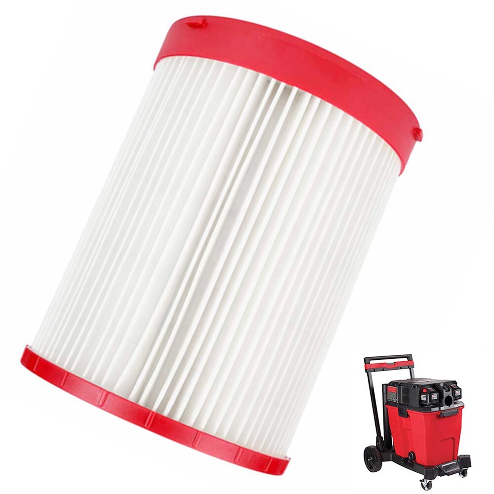 Reusable Filter for Milwaukee M18FUEL Wet/Dry Vacuums 0910 0920 0930 ...