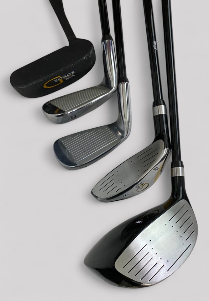 Junior Jr Ram G Force Tour Golf Club Set Irons Driver Hybrid Putter ...