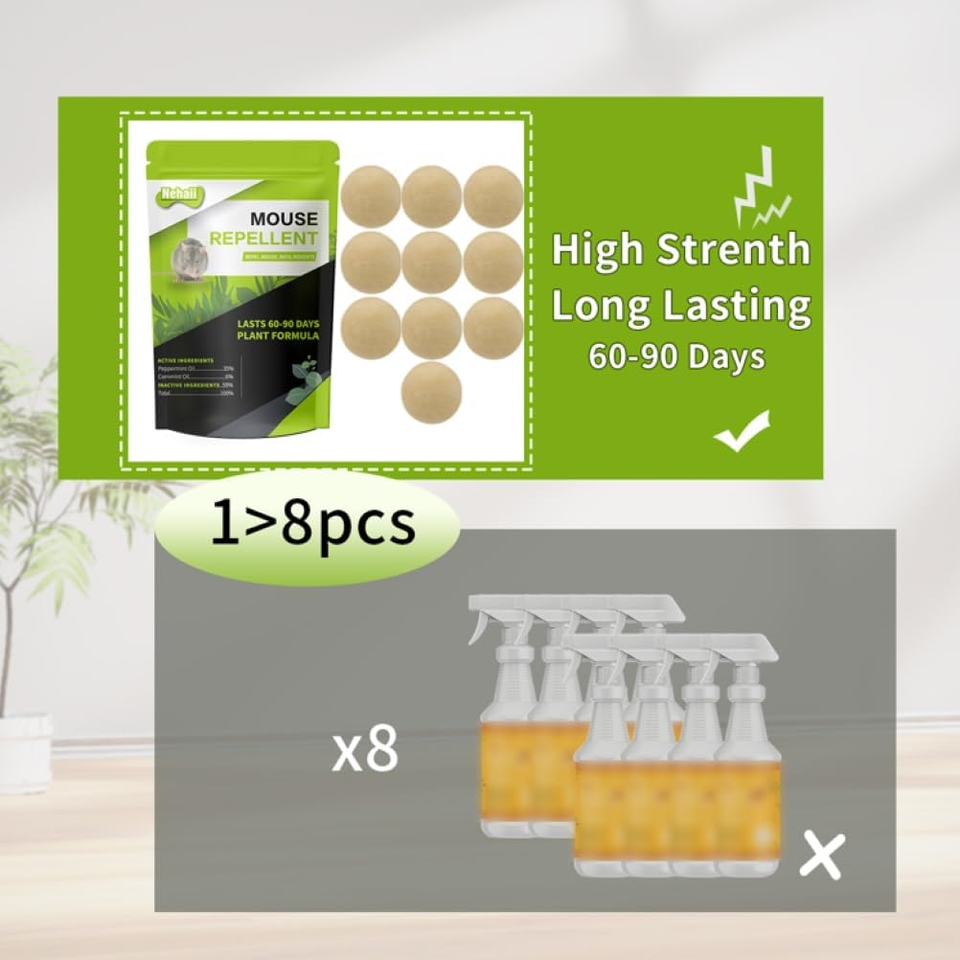 Mouse Repellent, Peppermint Oil Rat Repellent, Peppermint Oil Mouse ...