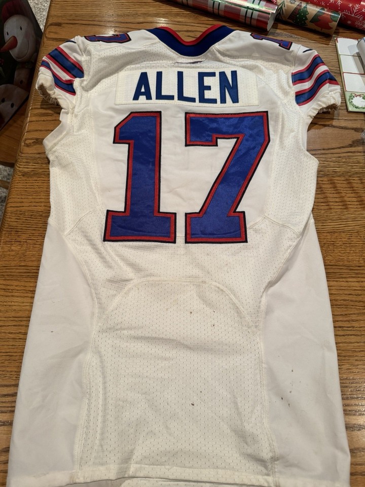 Josh Allen Game Used Jersey Buffalo Bills (Used By Justin Hunter) | eBay