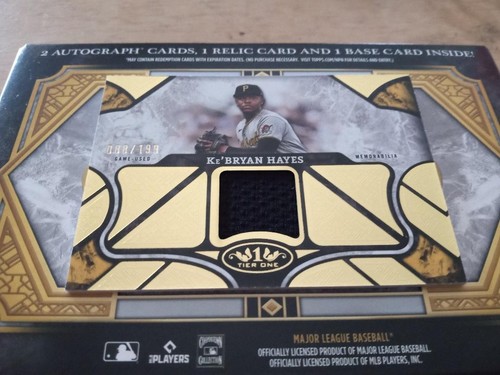 2025 Topps TIER ONE KE'BRYAN HAYES RELIC 088/199 #T1R-JVKH PIRATES | eBay