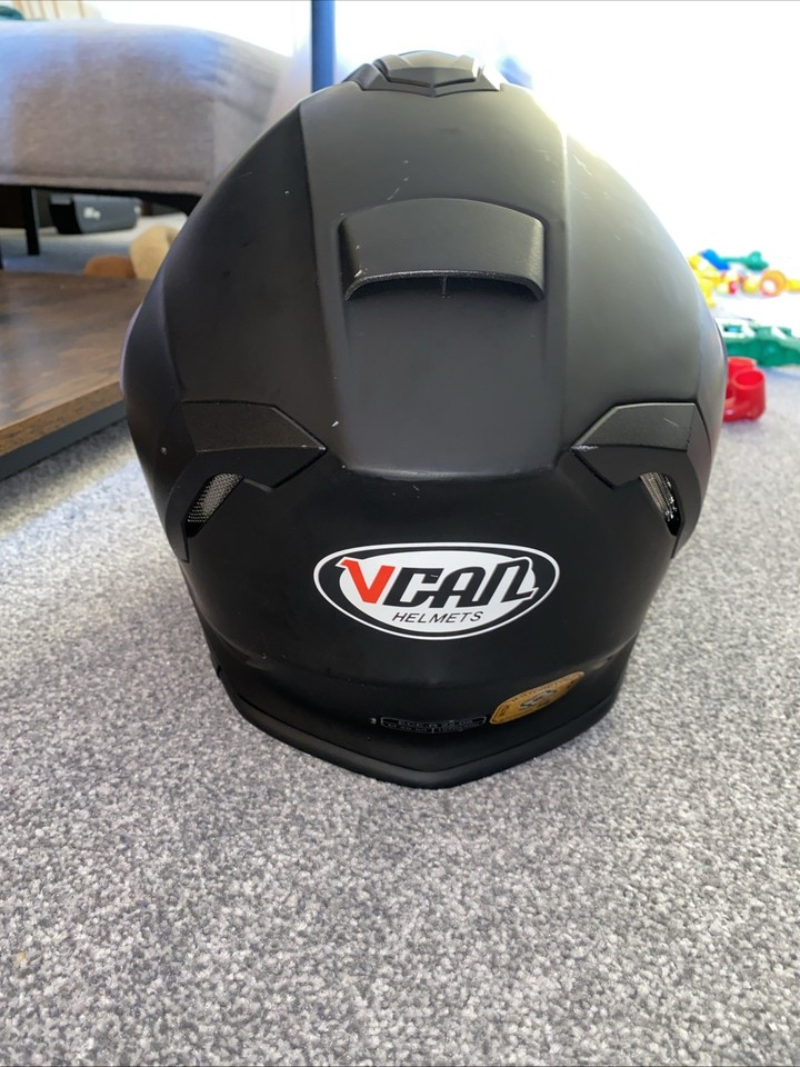 Vcan V151 Full Face Single Helmet Motorcycle Motorbike Helmet Anti ...