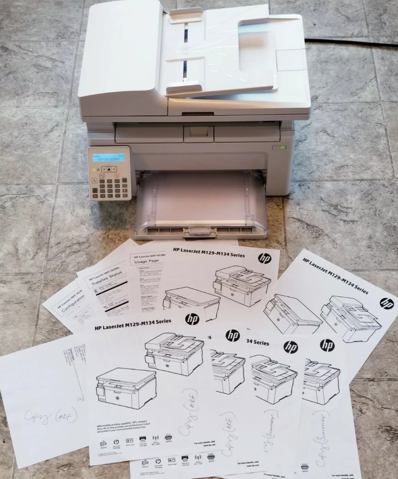 HP LaserJet Pro M130FN Laser Multifunction Printer FULLY FUNCTIONAL ...