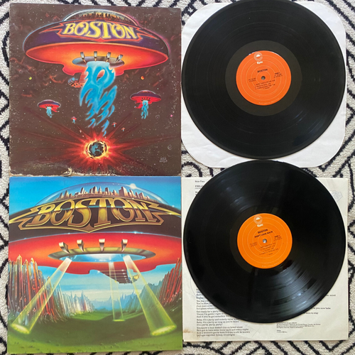 BOSTON Lot of 2 LP Albums - Self Titled 1st & DON'T LOOK BACK VG | eBay