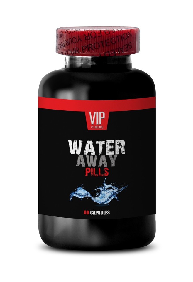 Natural detox - WATER AWAY PILLS 700mg - Rapid support 1 Bottle 60 ...