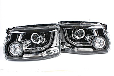 Bi Xenon Headlights Front Lamps PAIR Fit LAND ROVER Discovery Lr4 13 ...