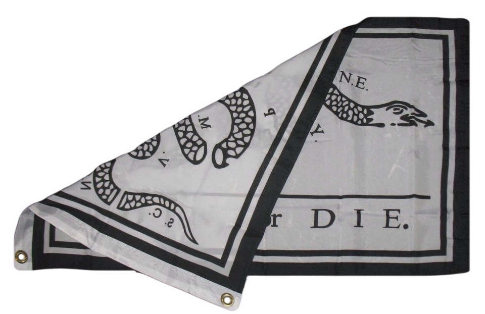 2x3 Join or Die Benjamin Franklin Snake Flag 2'x3' House Banner Brass ...