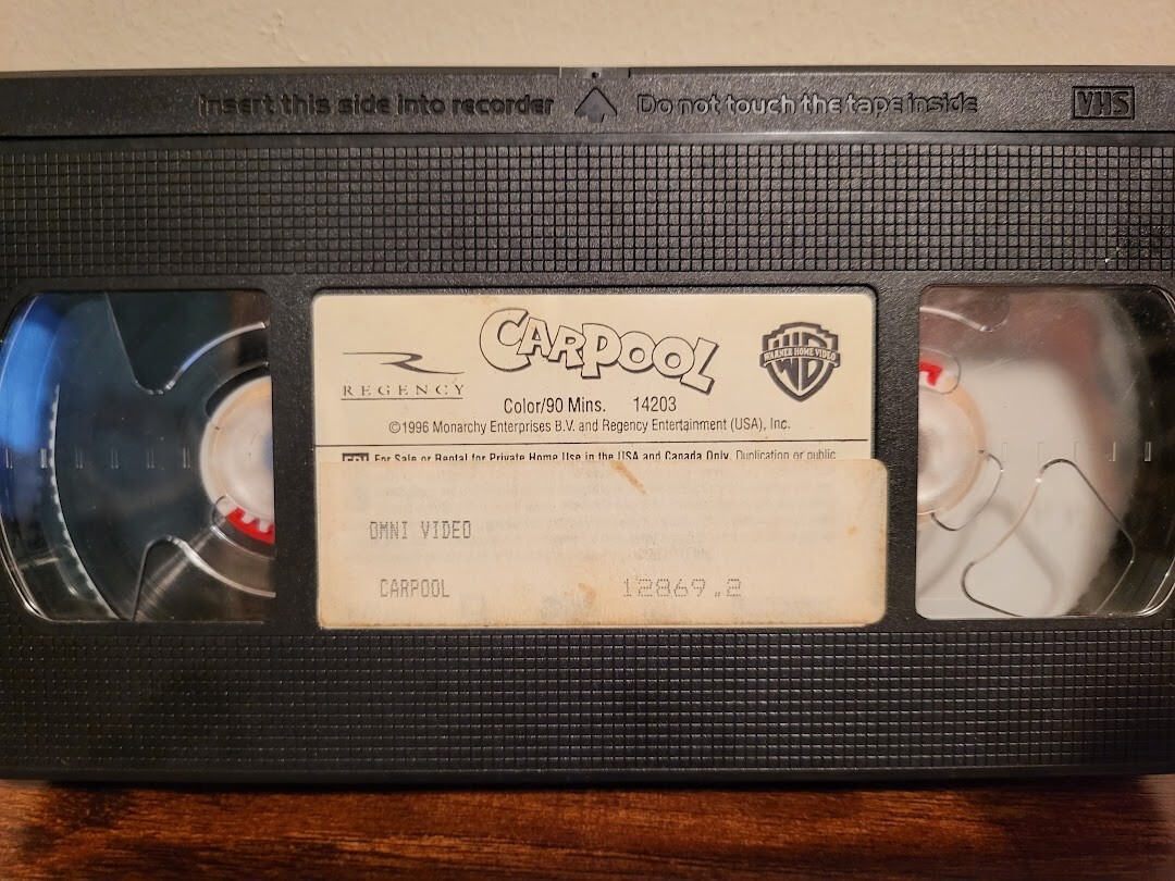 *SEMI-SEALED* Carpool (VHS, 1996) Tom Arnold, 90s Comedy 85391420330| eBay