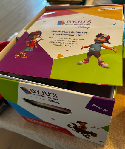 BYJUS Learning Kit: Disney, Pre-K Premium Learning Kit Never Used ...