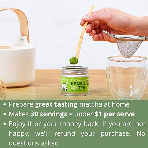 Kenko Matcha Green Tea Powder usda Organic Ceremonial Grade Japanese ...