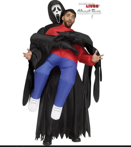 Adults Scream™ Ghost Face® Piggyback Inflatable Costume One Size - Fun ...