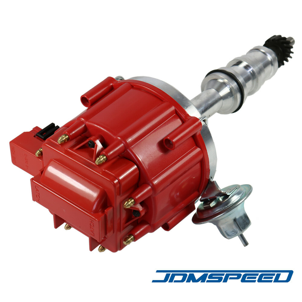 For Ford FE HEI Distributor V8 Engines Red Cap 65000 Volt 352 360 390 ...
