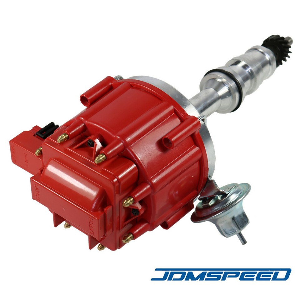 For Ford FE HEI Distributor V8 Engines Red Cap 65000 Volt 352 360 390 ...