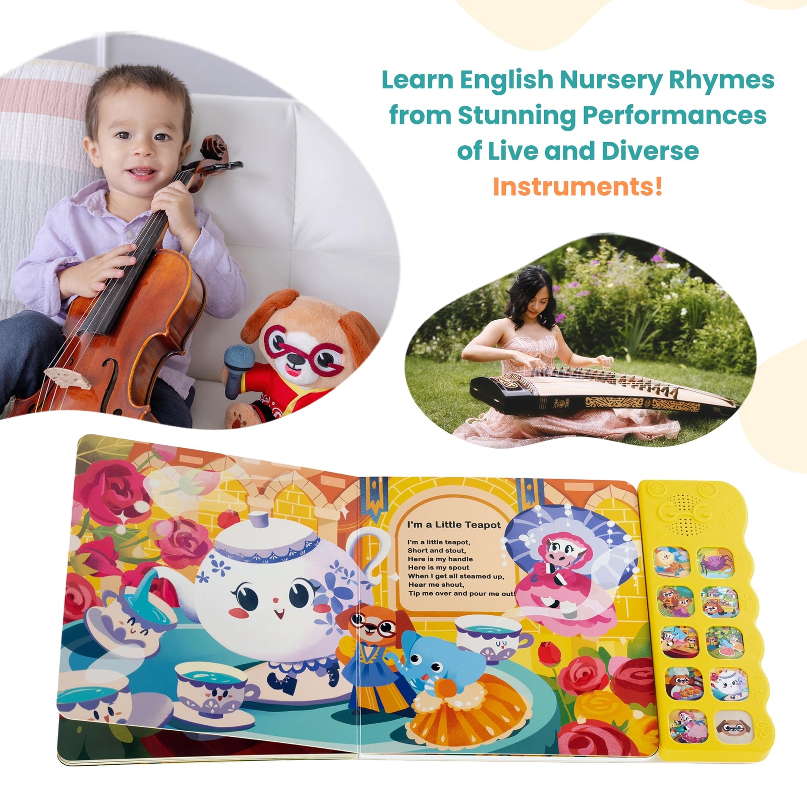 Creative Nursery Rhymes Sound Book with 9 Songs for Toddlers 1-3 | eBay