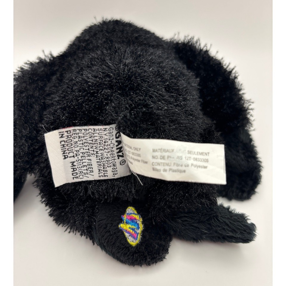 Ganz Webkinz Lil’ Kinz Gorilla Black Stuffed Plush Animal Toy Used Code ...